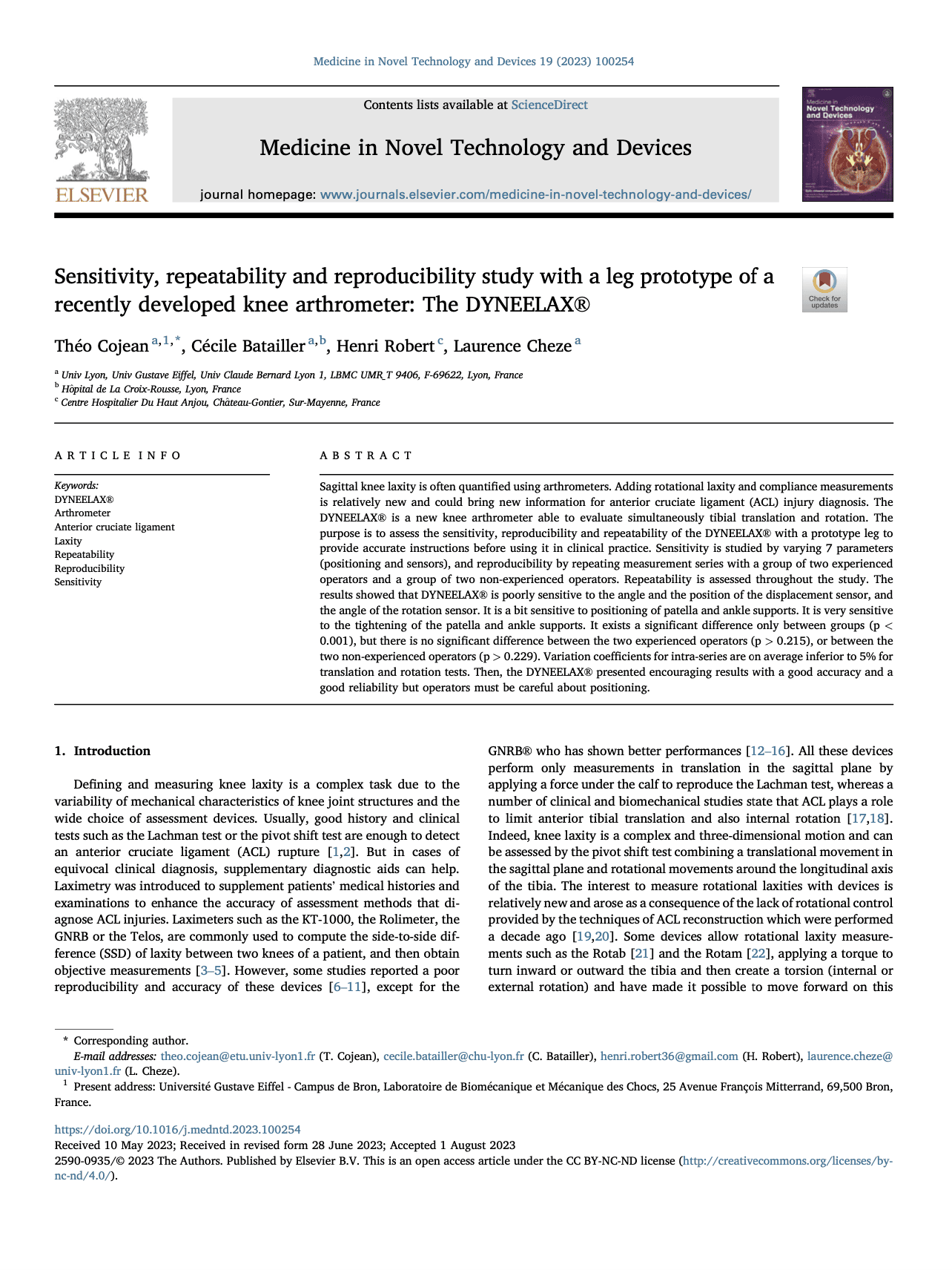 Introducing The New Dyneelax Arthrometer Tutorial Video: Comprehensive ...